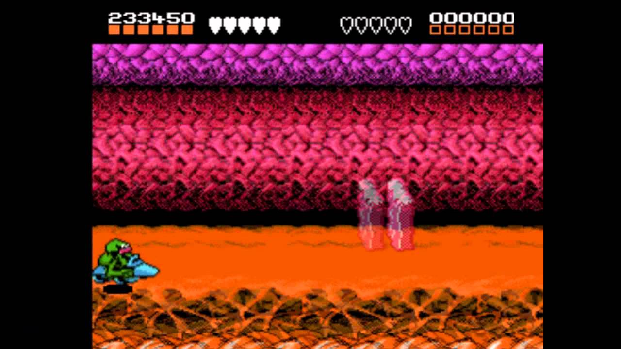 Nes - Battletoads (Level 3 - Turbo Tunnel) - YouTube