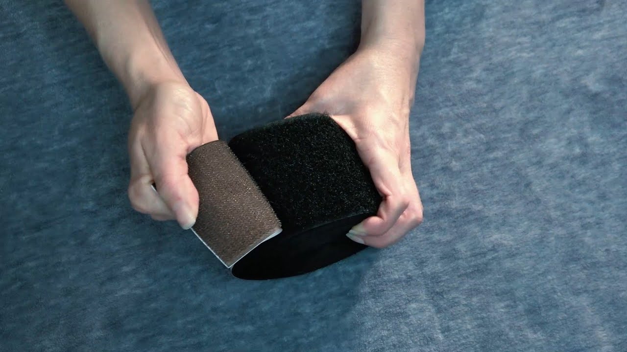 Velcro Sounds ~ Brown Velcro Rectangle Ripped off Wide Velcro Loop ...