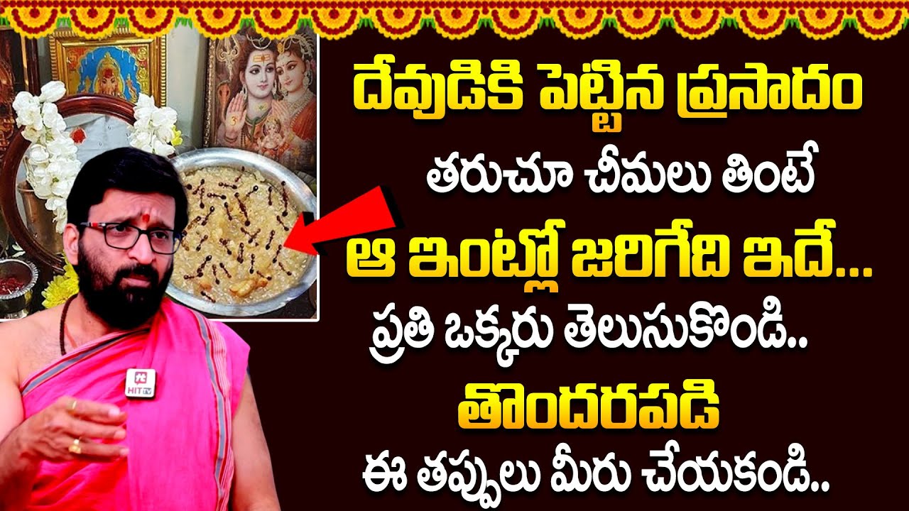 చీమలు దేవుడి ప్రసాదం తింటే ఆ ఇంట్లో జరిగేది ఇదే..| Prasadam Chimalu ...