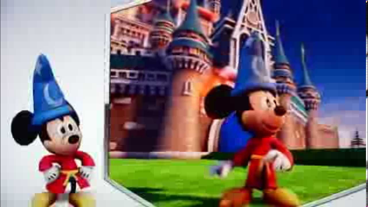 Disney Infinity Sorcerer's Apprentice Mickey Gameplay Preview - YouTube