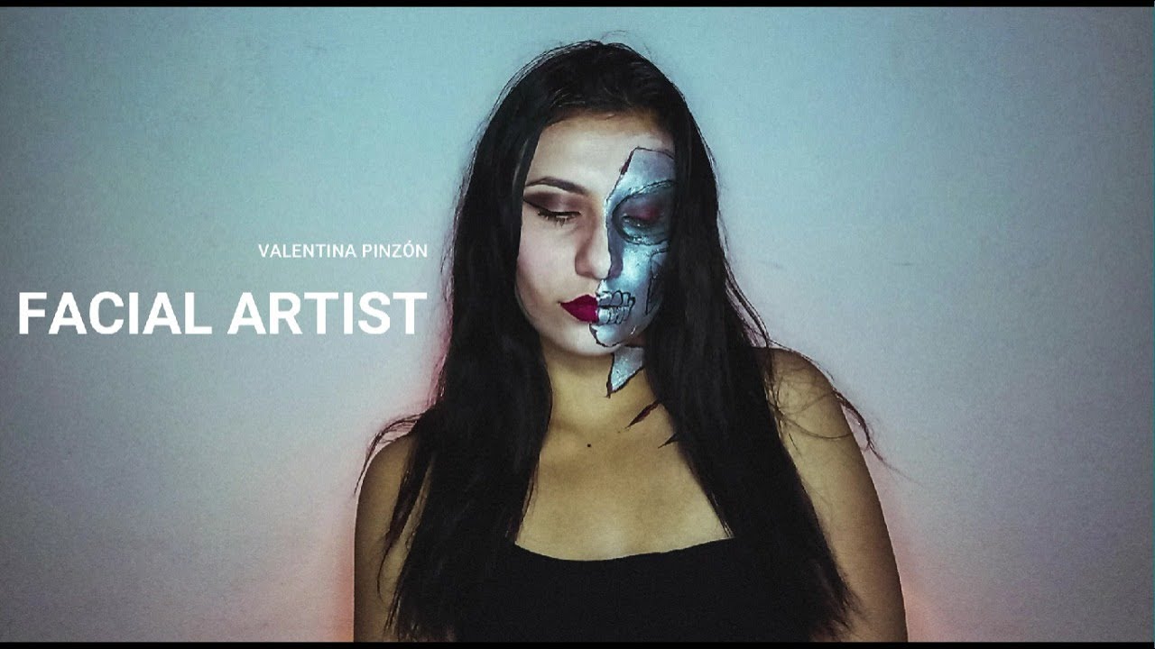 Female Terminator Make Up By Facial Artist - YouTube