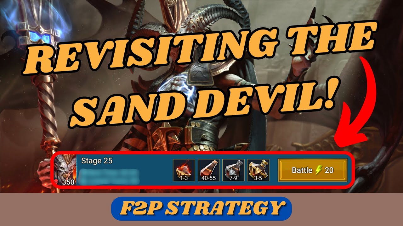 Does My Sand Devil Team Still Work? | F2P Strategy | RAID: Shadow ...