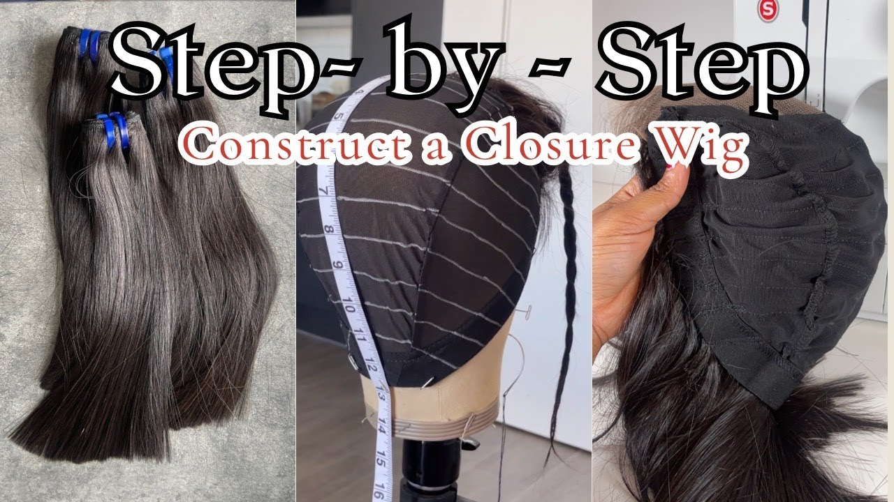 Create a Perfect Closure Wig on a Sewing Machine | Ultimate Step-by ...