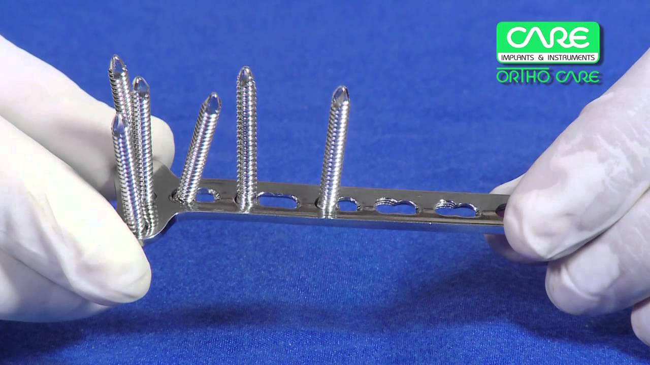 Ortho Care T- Plate Right Angled 3.5 mm Locking Plate - YouTube