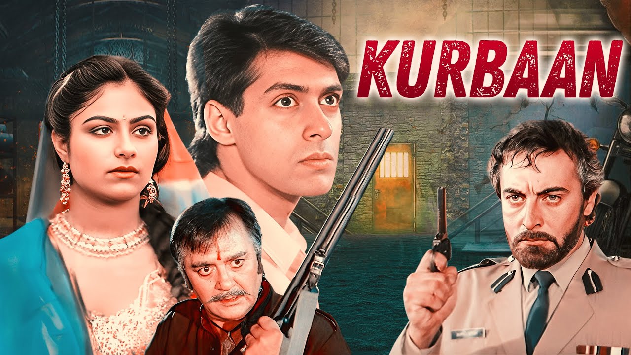Salman Khan 90s Action Kurbaan 1991 Hindi Full Movie 4K | Ayesha Jhulka ...