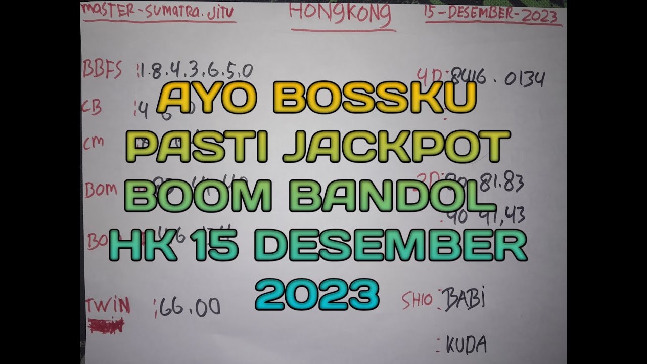 RUMUS EKOR HONGKONG HARI INI 15 DESEMBER 2023 | BOCORAN TOGEL HK SIANG ...