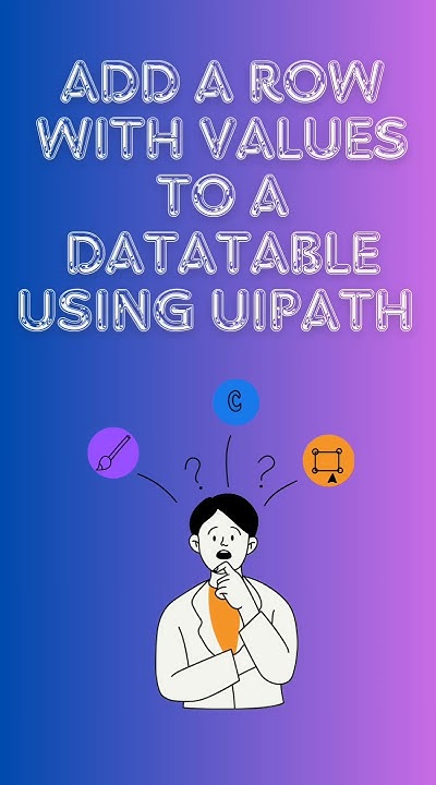 How to add new row values to a datatable using UiPath?|Add DataRow activity|#uipath #rpa #shorts ...