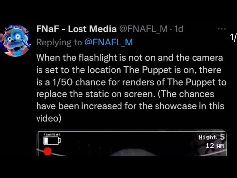 Trying a FNAF 2 Puppet Glitch That I Found On Twitter - YouTube