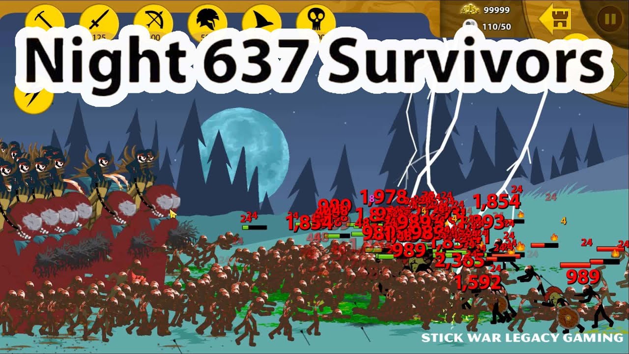 Lasting Long in Endless Deads - Night 637 | Stick War: Legacy Gaming ...
