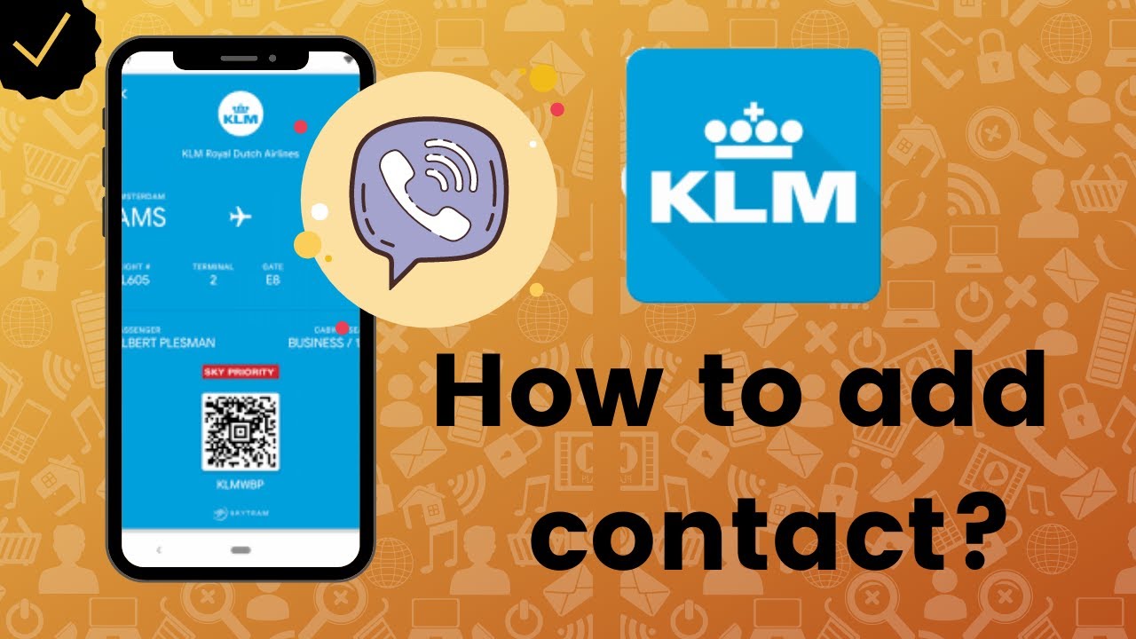 How to add an emergency contact to KLM? - YouTube
