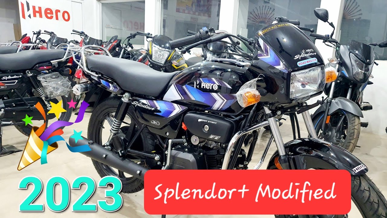 Hero Splendor plus modified 2023 #modified #Splendor - YouTube