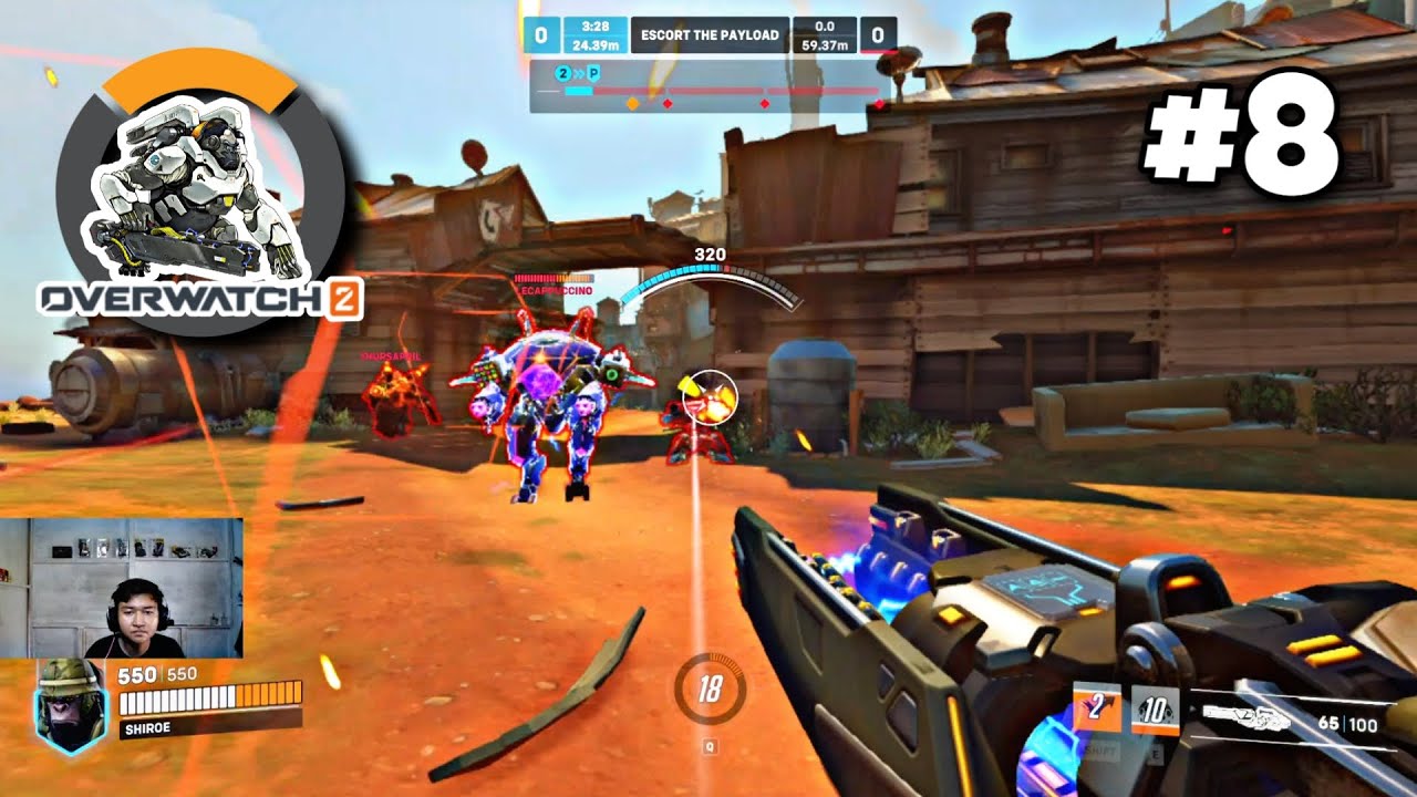 WINSTON BEST TANK IN PLAY DEFENSE AND ATTACK PAYLOAD #8 | OVERWATCH 2 ...