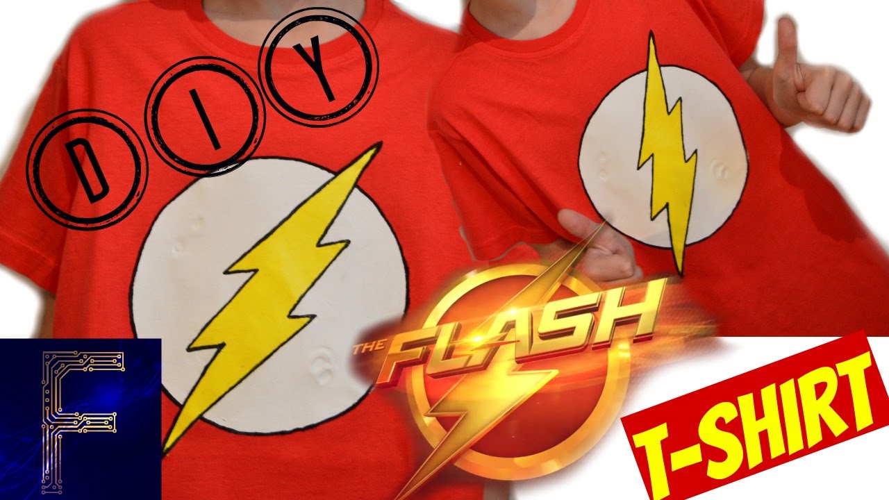 DIY The Flash T-shirt | Fituro - YouTube