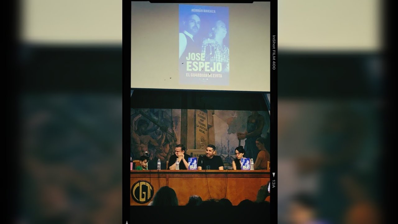 Presentación del libro "José Espejo, el guardián de Evita" en la CGT ...