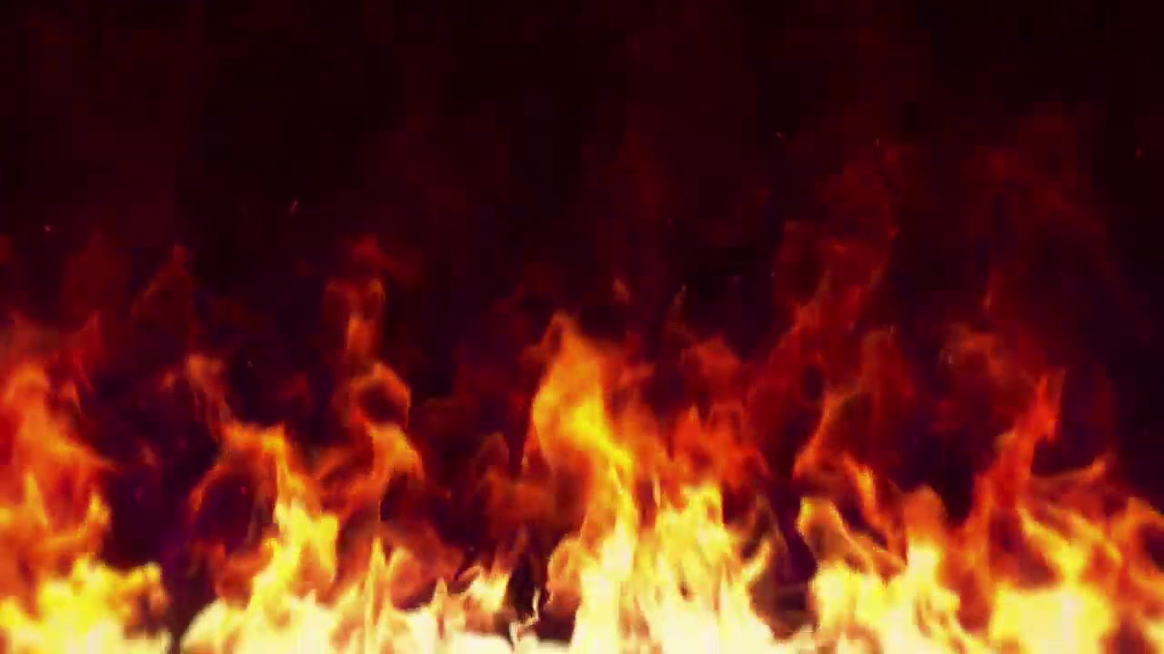 4K FREE Background Fire And Smoke Loopable - YouTube