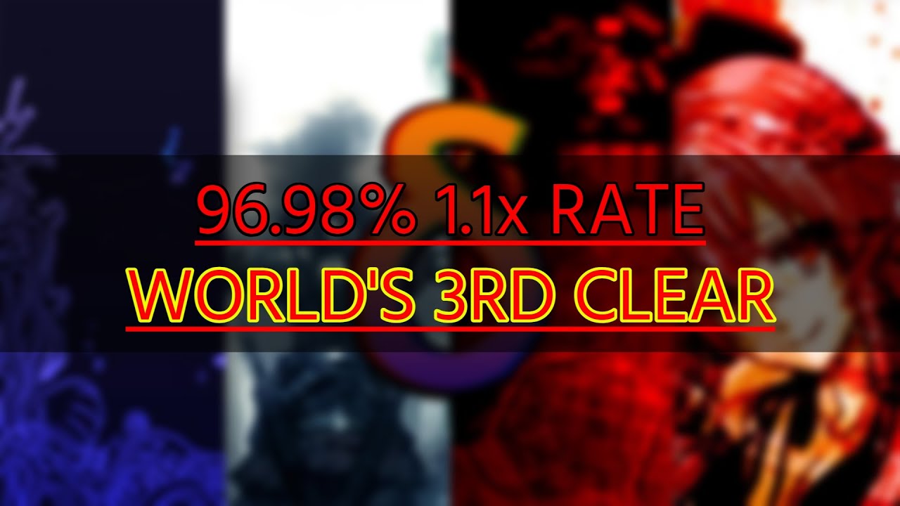 [osu!mania] Dan Reform Delta 1.1x Rate 96.98%!!! WORLDS 4TH CLEAR - YouTube