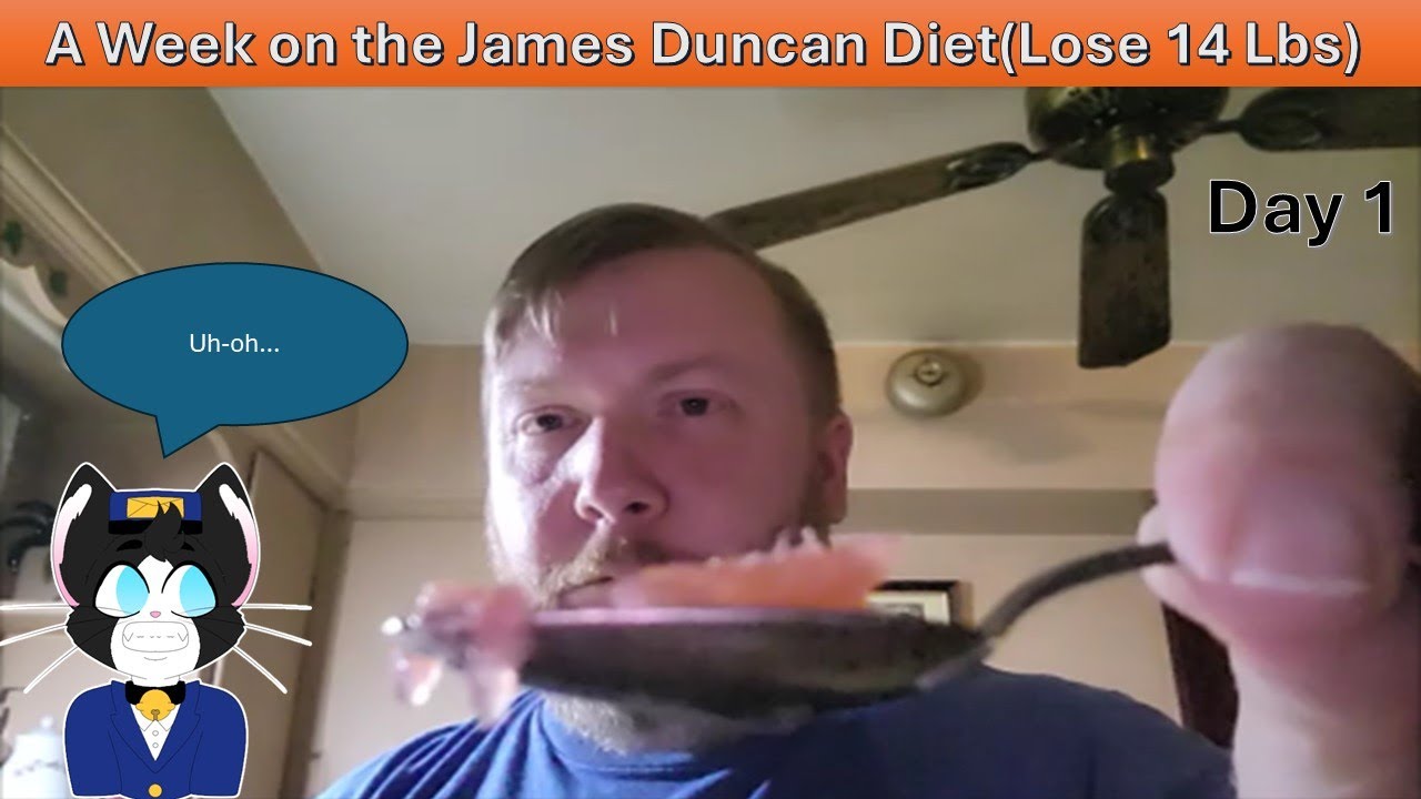 A Week on the James Duncan Diet (Lose 14 lbs): Day 1 - YouTube