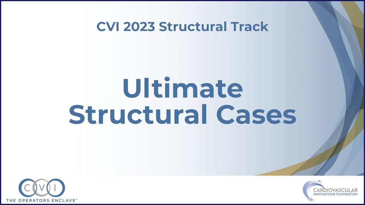Ultimate Structural Cases - Structural Track - CVI 2023 - YouTube