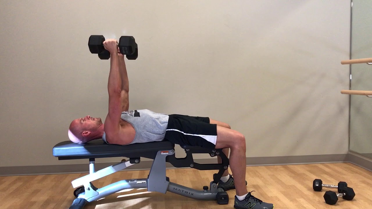Dumbbell Flat Chest Press (Neutral Grip) - YouTube