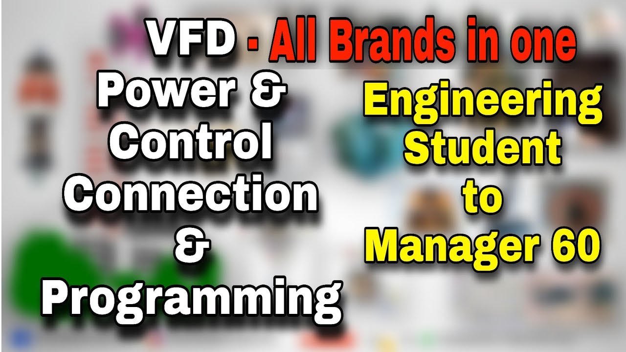 VFD Basic Concepts Explained | Power & Control Wiring, Start/Stop ...