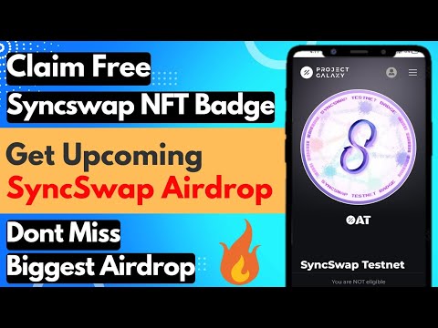Claim SyncSwap NFT Badge | Get eligible for upcoming Syncswap Airdrop | Crypto Airdrop - YouTube