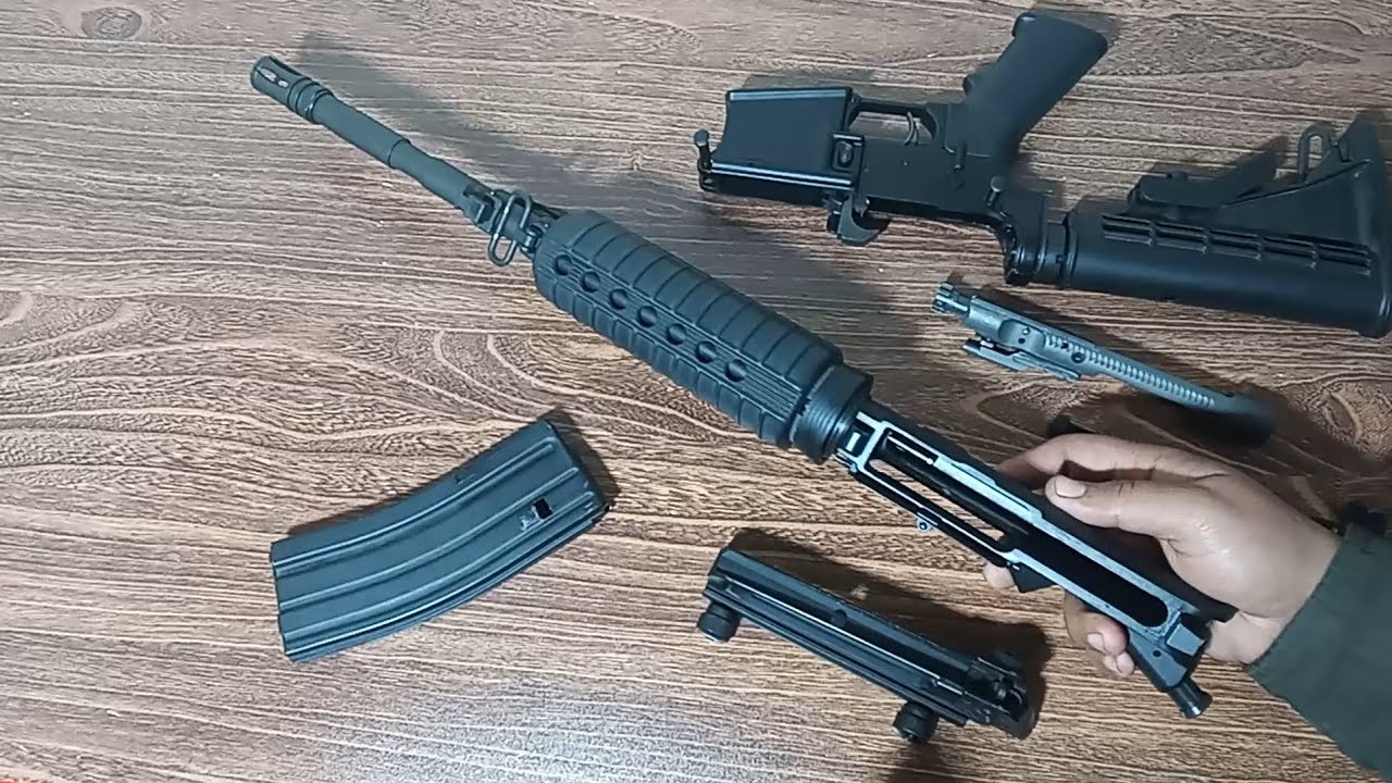 M4 disassembly and assembly 223 gun - YouTube