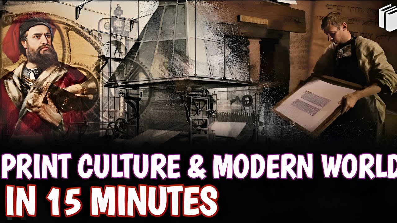 print culture and the modern world class 10 | print culture and the ...