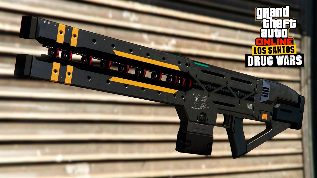 ¡NUEVA RAILGUN! FÚSIL ELECTROMAGNÉTICO ($657,000) LOS SANTOS DRUG WARS ...