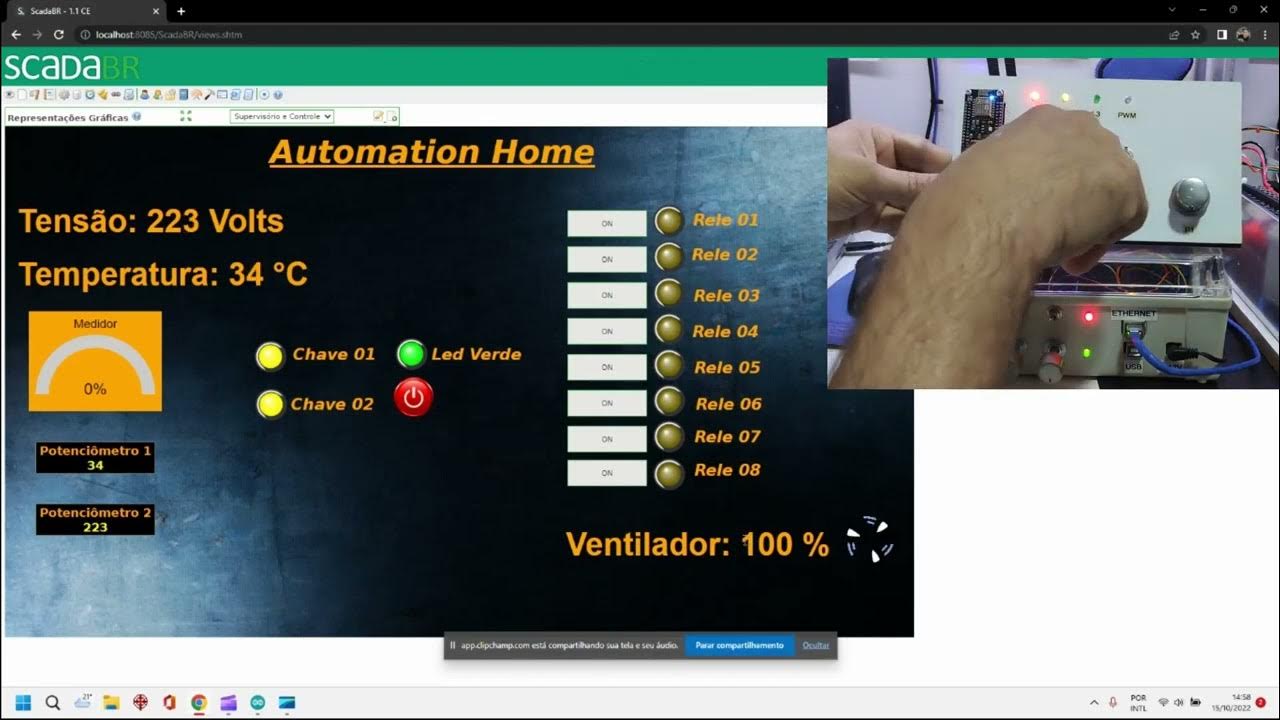 ScadaBr Modbus Arduino Esp8266 - YouTube