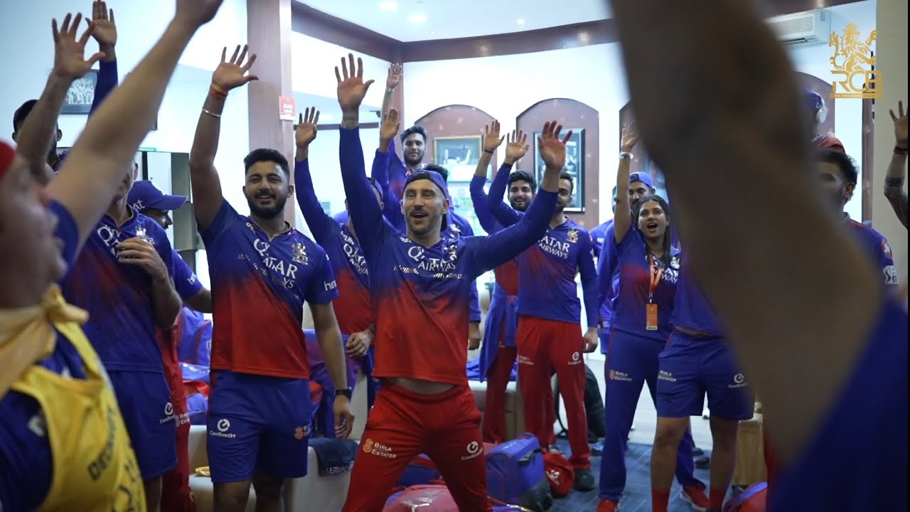 PBKS vs RCB | Post Match Dressing Room Celebration | Team Song | IPL ...