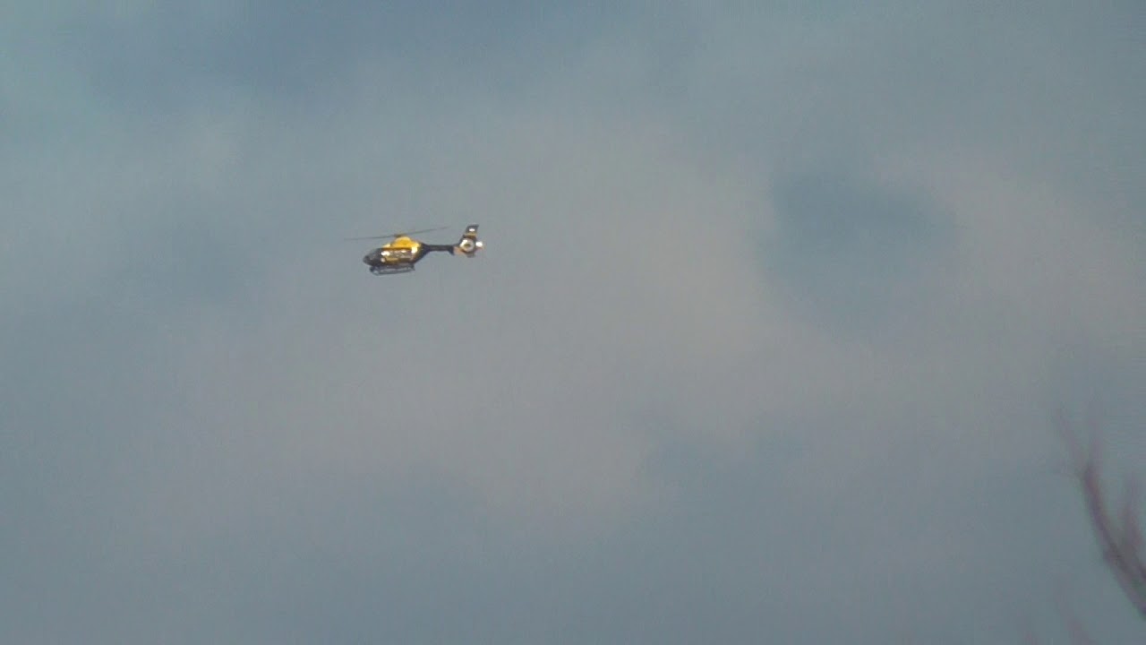 NPAS Eurocopter EC135 P2+ @14:41 3/9 (Alnwick, Northumberland, UK ...