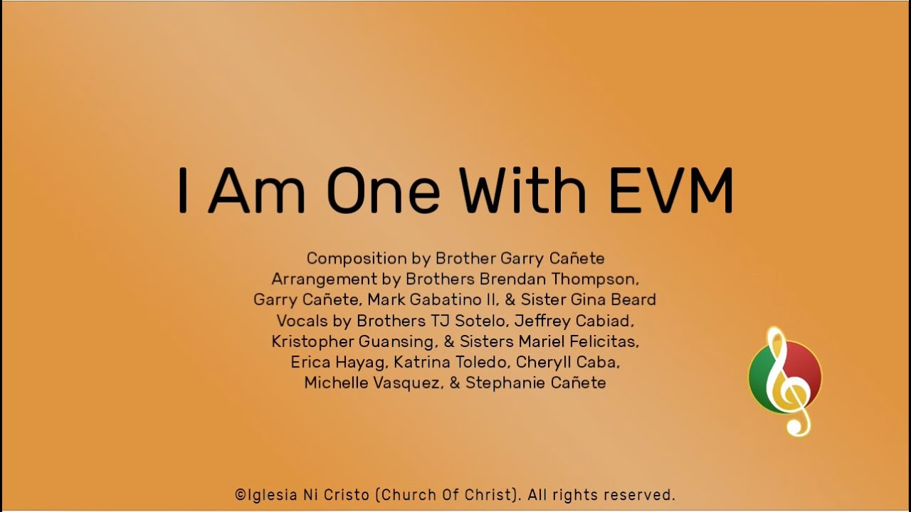 I Am One With EVM - YouTube