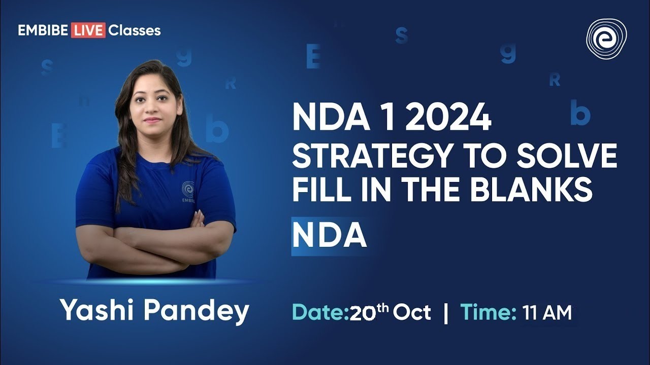 Strategy To Solve Fill In The Blanks NDA 1 2024 NDA English I Yashi strategy-to-solve-fill-in-the-blanks-nda-1-2024-nda-english-i-yashi