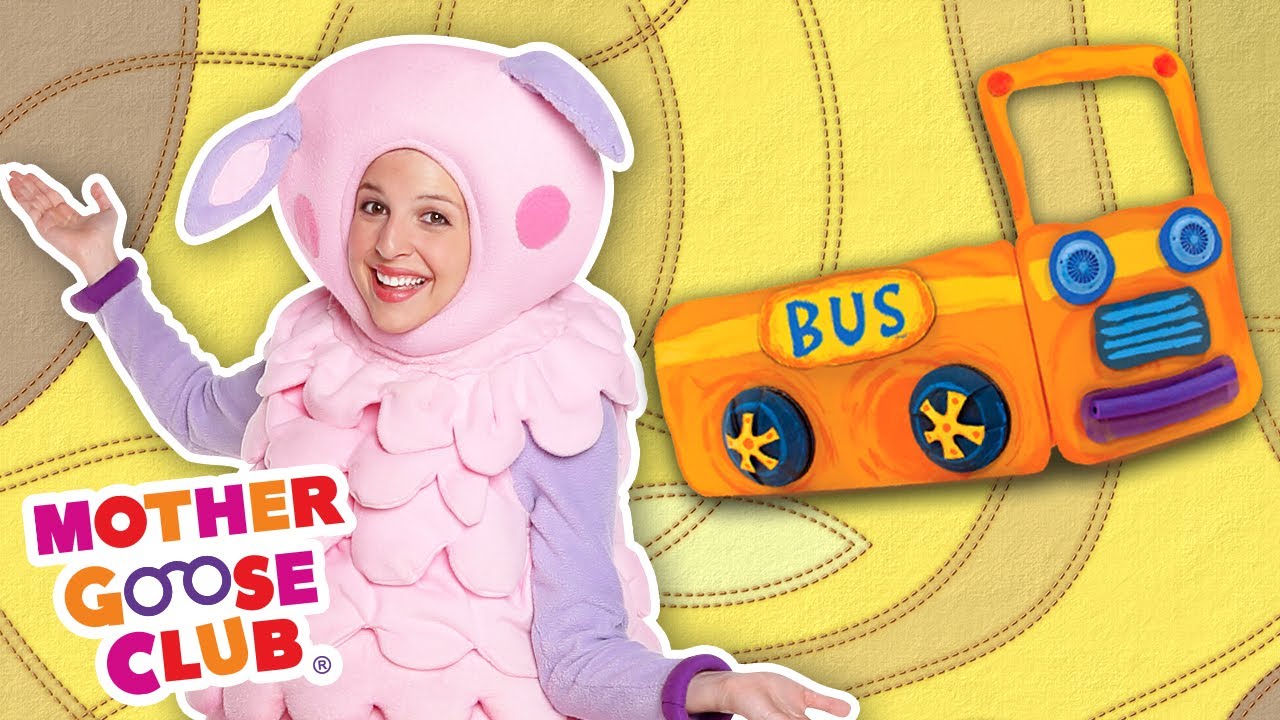 The Wheels on the Bus + More | Mother Goose Club Nursery Rhymes - YouTube
