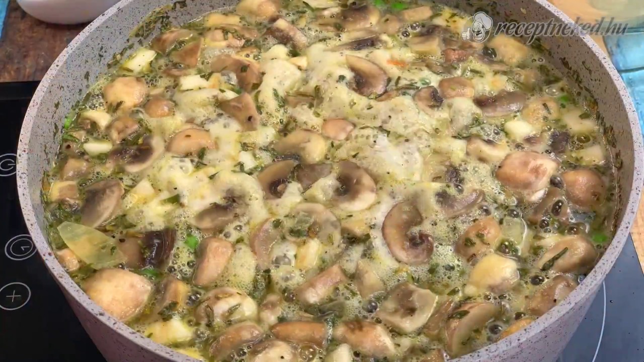 Tárkonyos raguleves - YouTube