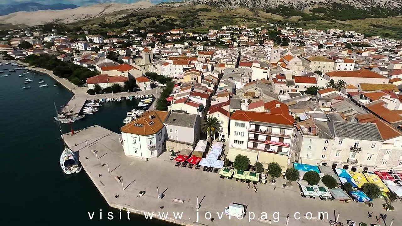 Grad Pag 2014 from sky (island Pag, Croatia) - YouTube