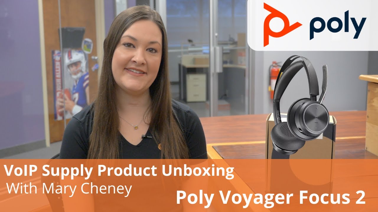 Poly Voyager Focus 2 Headset Unboxing | VoIP Supply - YouTube