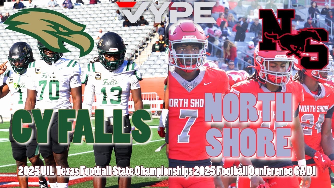 TXHSFB Playoffs Round 3 Highlights | Cy Falls Eagles vs North Shore ...