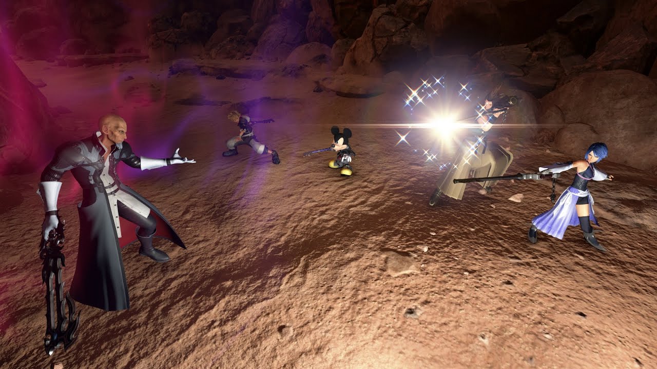 KH3 MODS: Wayfinder Trio + Mickey vs Master Xehanort 1st version ...