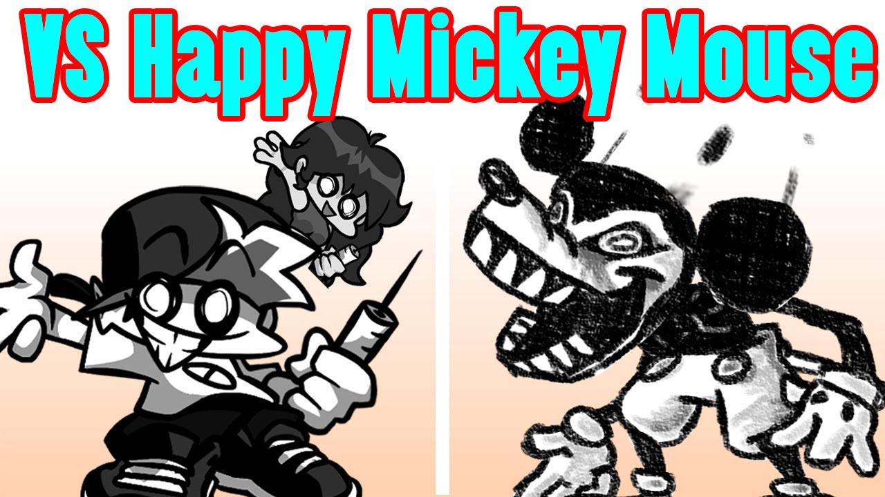 Friday Night Funkin' VS Mickey Mouse Reimagined But Everyone Happy ...