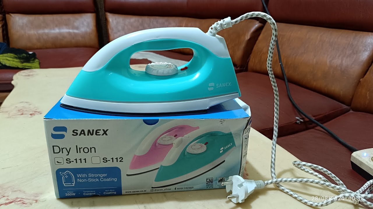 UNBOXING SETRIKA BAJU MEREK SANEX S-11 / S-112 HARGA MURAH MERIAH - YouTube