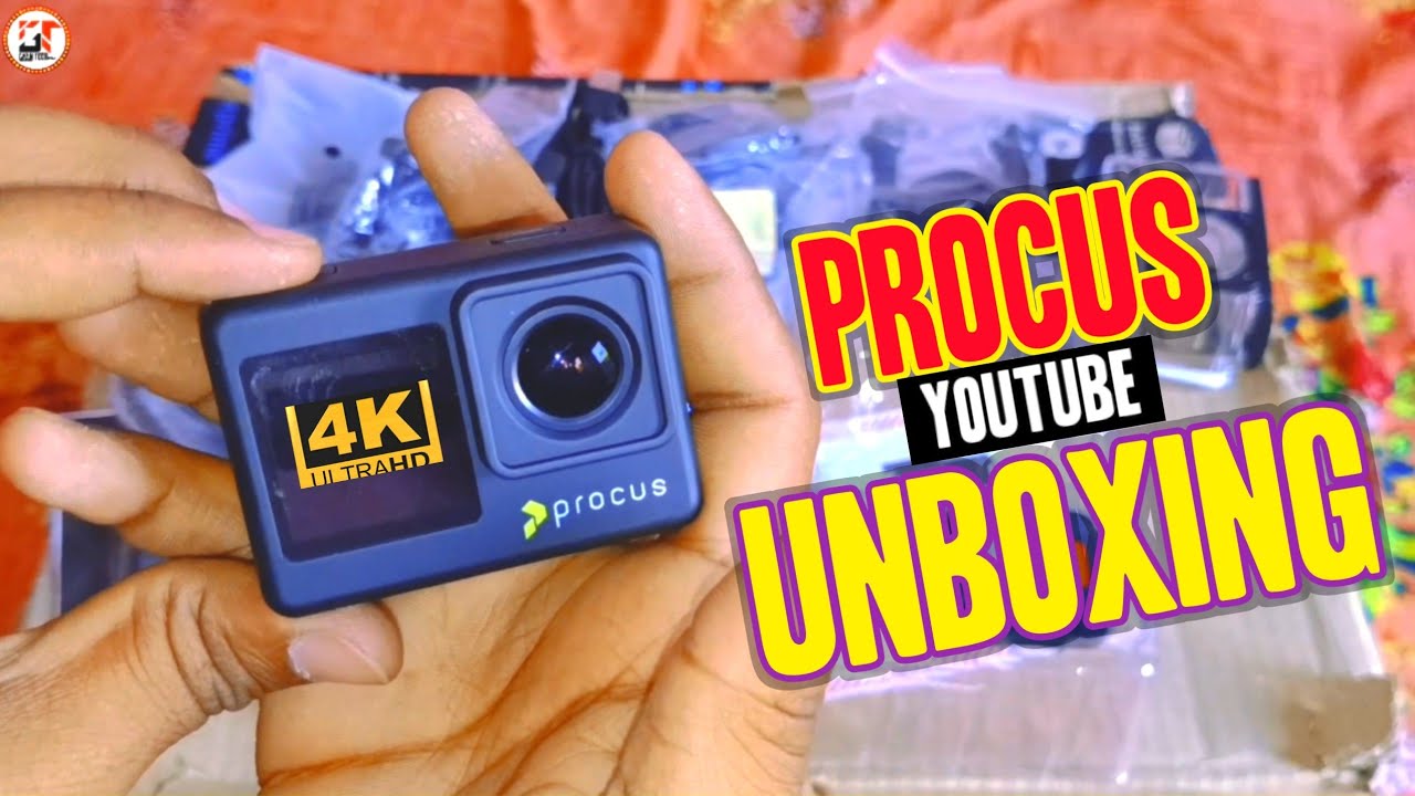 🔥PROCUS Rush 24MP 4K 60FPS HD Digital Action Camera | 4K Action Camera ...