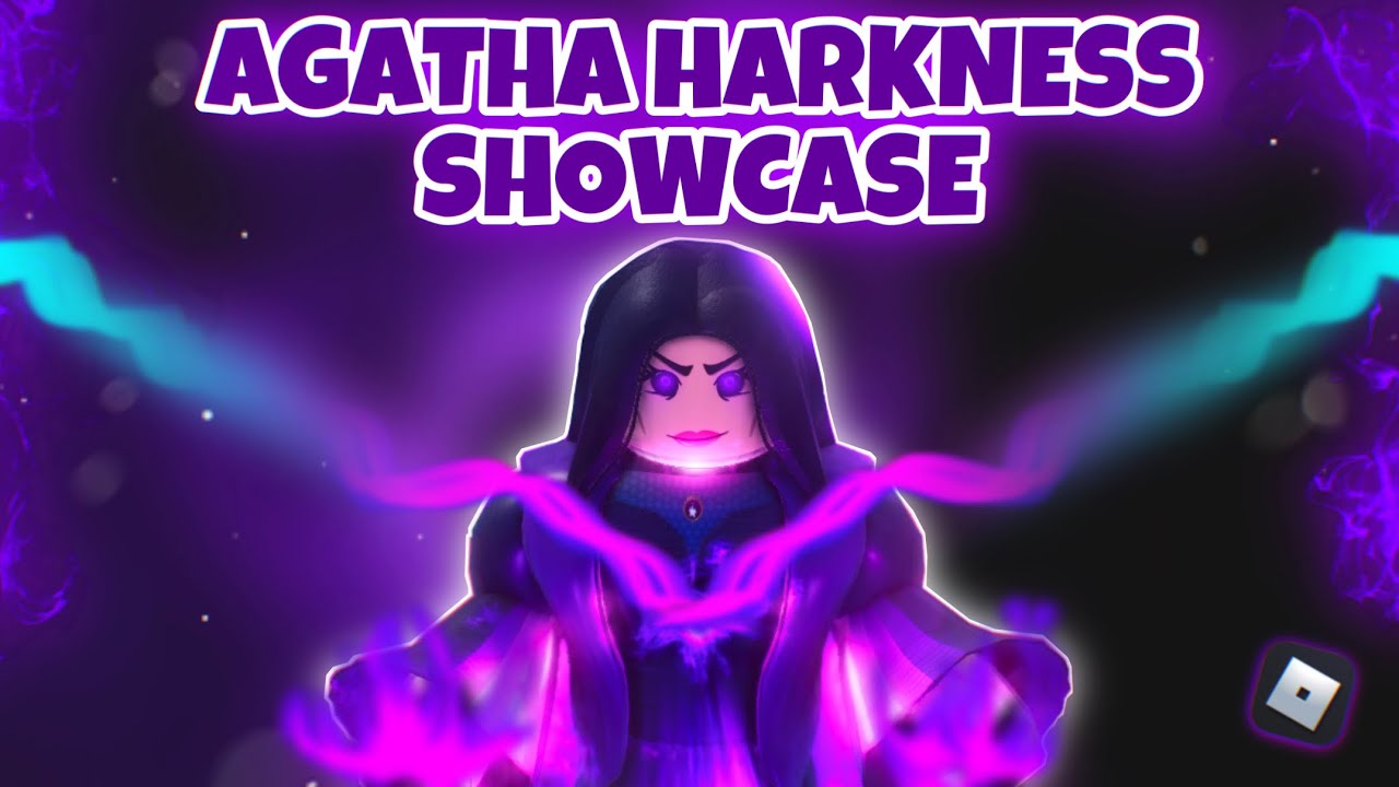 AGATHA HARKNESS SHOWCASE | heroes: resurrection ROBLOX 💜🦹🏻‍♀️ - YouTube