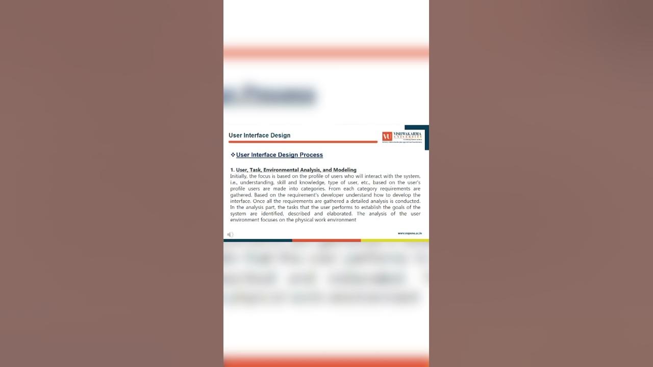 Advanced Software Engineering (User Interface Design) - YouTube