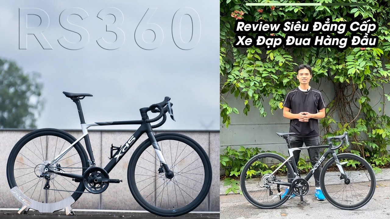 Đánh Giá Chi Tiết Siêu Phẩm Xe Đạp Đua XdS Rs360 Tay Lắc Phanh Dầu Trục Boost - YouTube