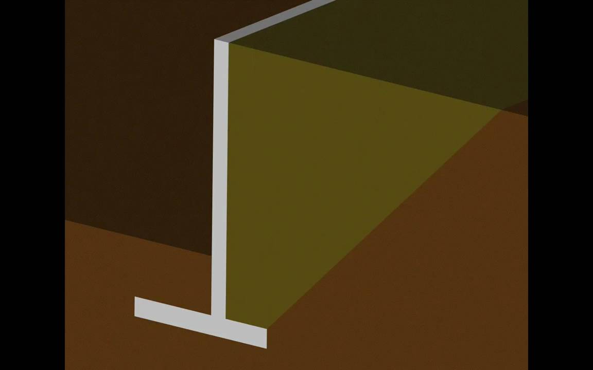 Retaining Wall Traditional Soil Backfill - YouTube