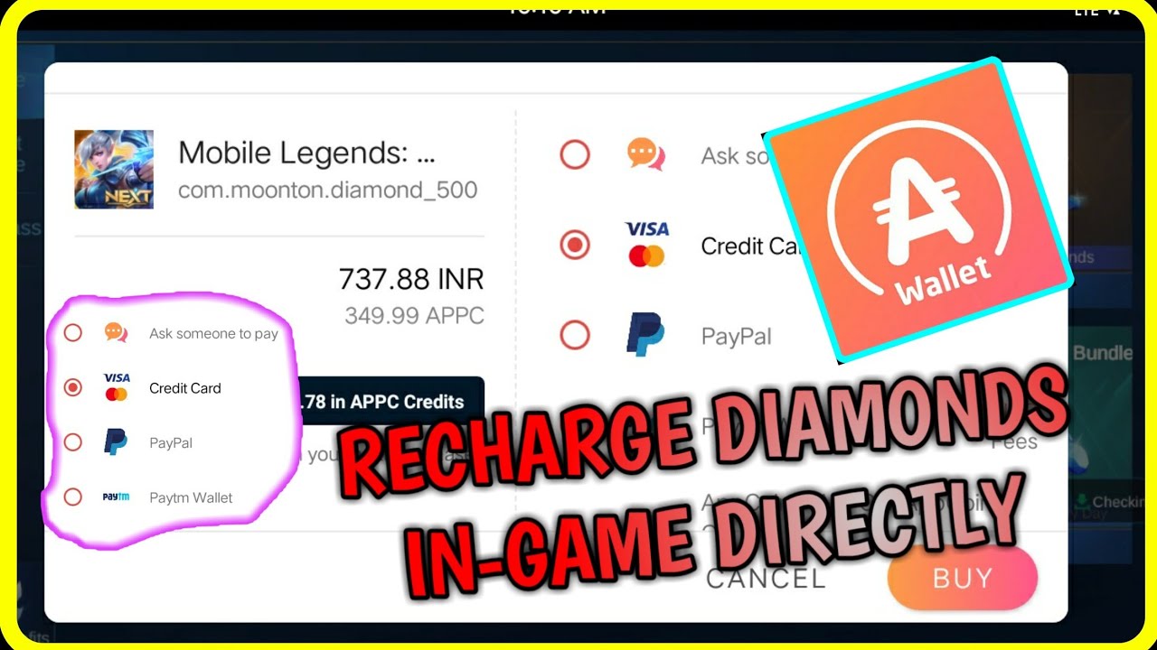 Purchase Diamonds in-game directly | Get extra bonus for every ...