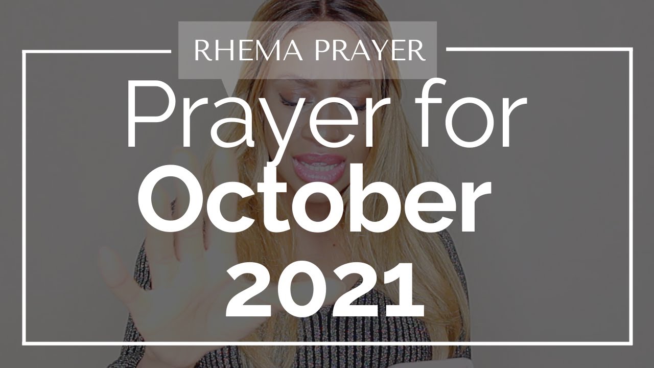 Prayer for October 2021 Month of EXPONENTIAL ACTIVITY - YouTube