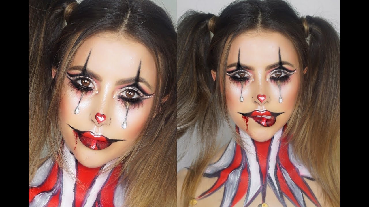 IT CLOWN HALLOWEEN MAKEUP TUTORIAL - YouTube