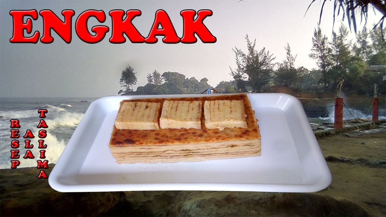 KUE ENGKAK DARI KETAN (engkak cake made from sticky rice) - YouTube